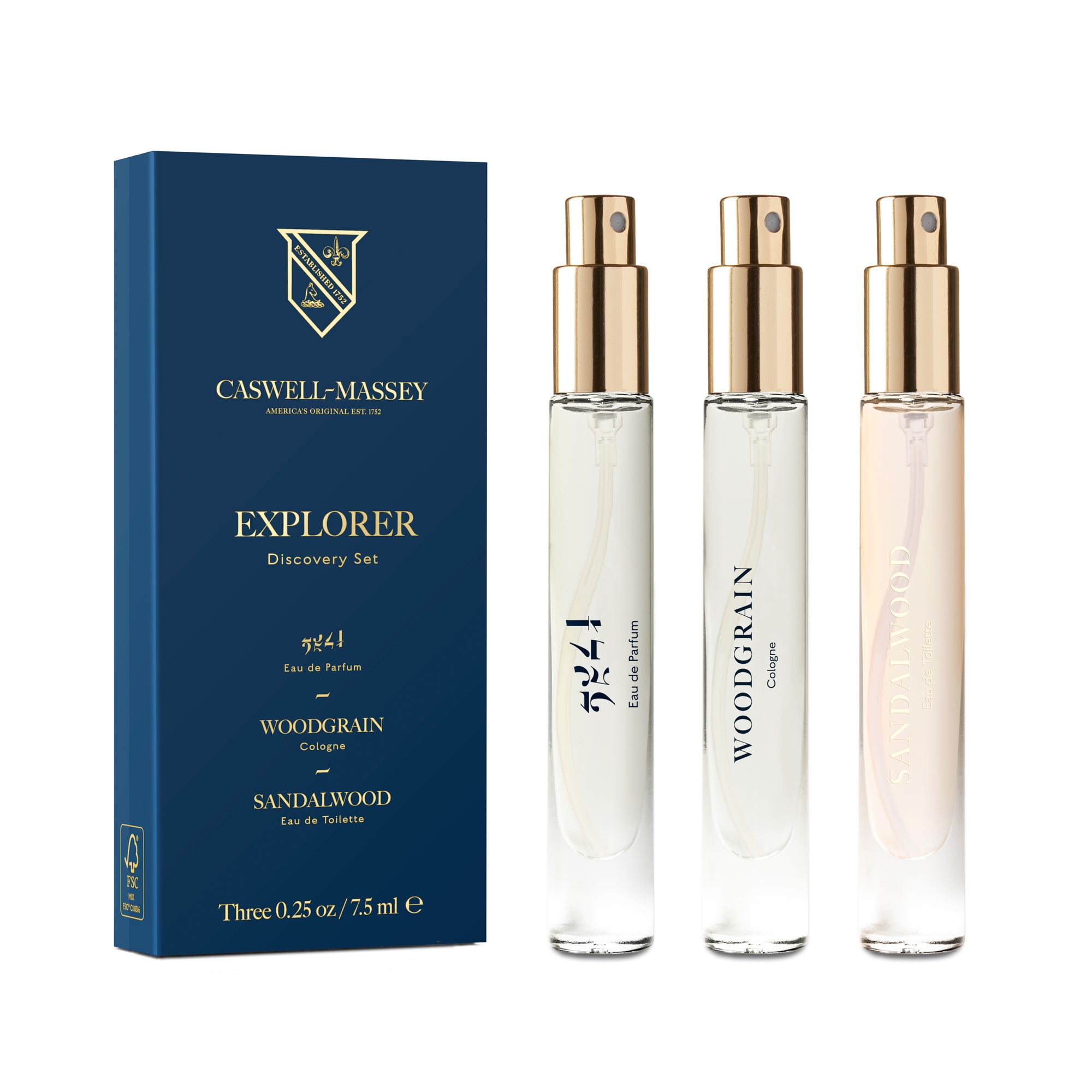 Explorer Discovery Set | Fine Fragrance | Caswell-Massey®