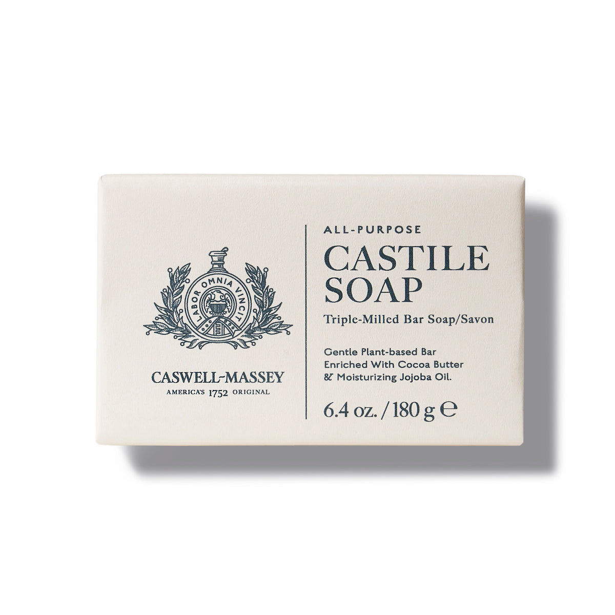 Pure Vegetable Castile Soap Bar | Luxury Bar Soap | Caswell-Massey®