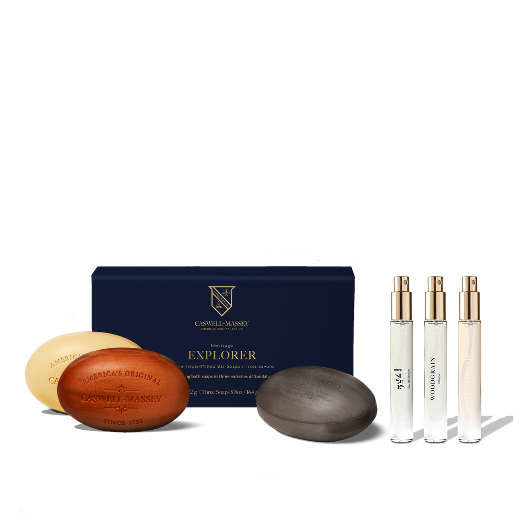 Dapper Duo of Trios: Discovery Fragrance Set + Three-Soap Set